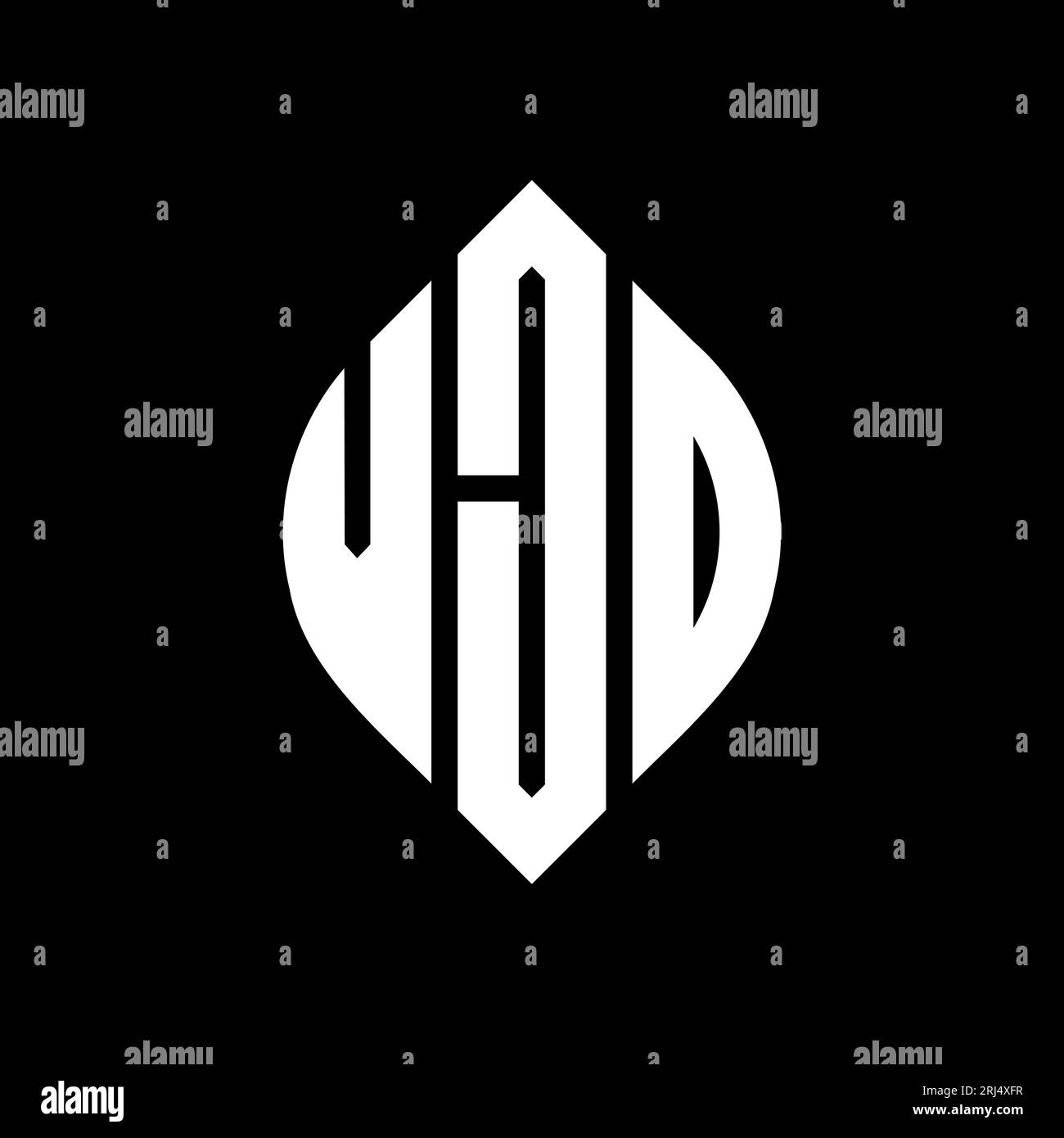 VJO circle letter logo design with circle and ellipse shape. VJO ...