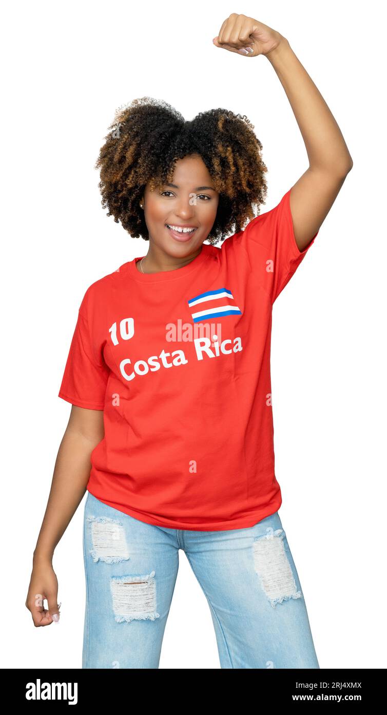 Female costa rican soccer fan hi-res stock photography and images - Alamy