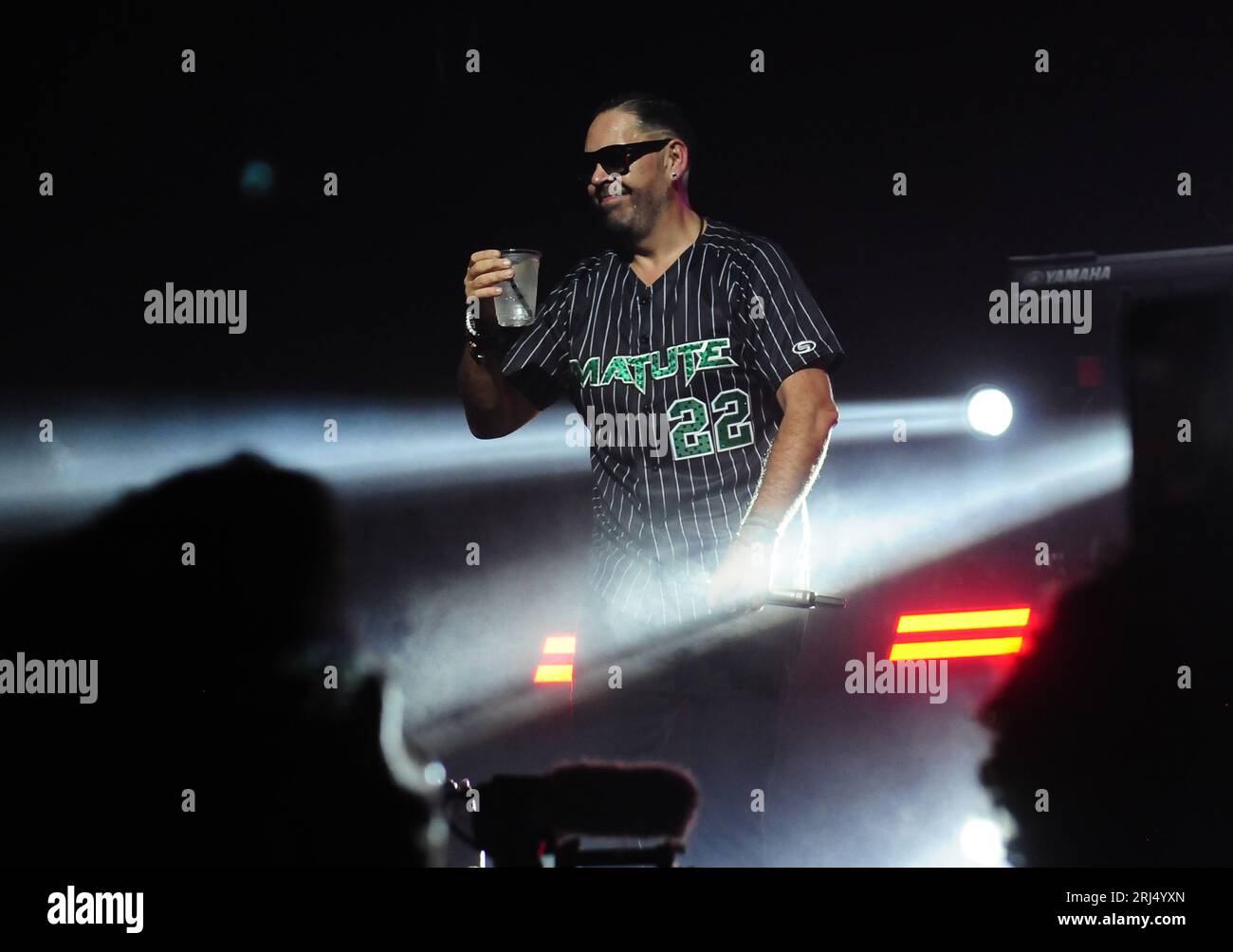MIAMI, FLORIDA - AUGUST 17: Jorge D'Alessio of MATUTE performs during ...