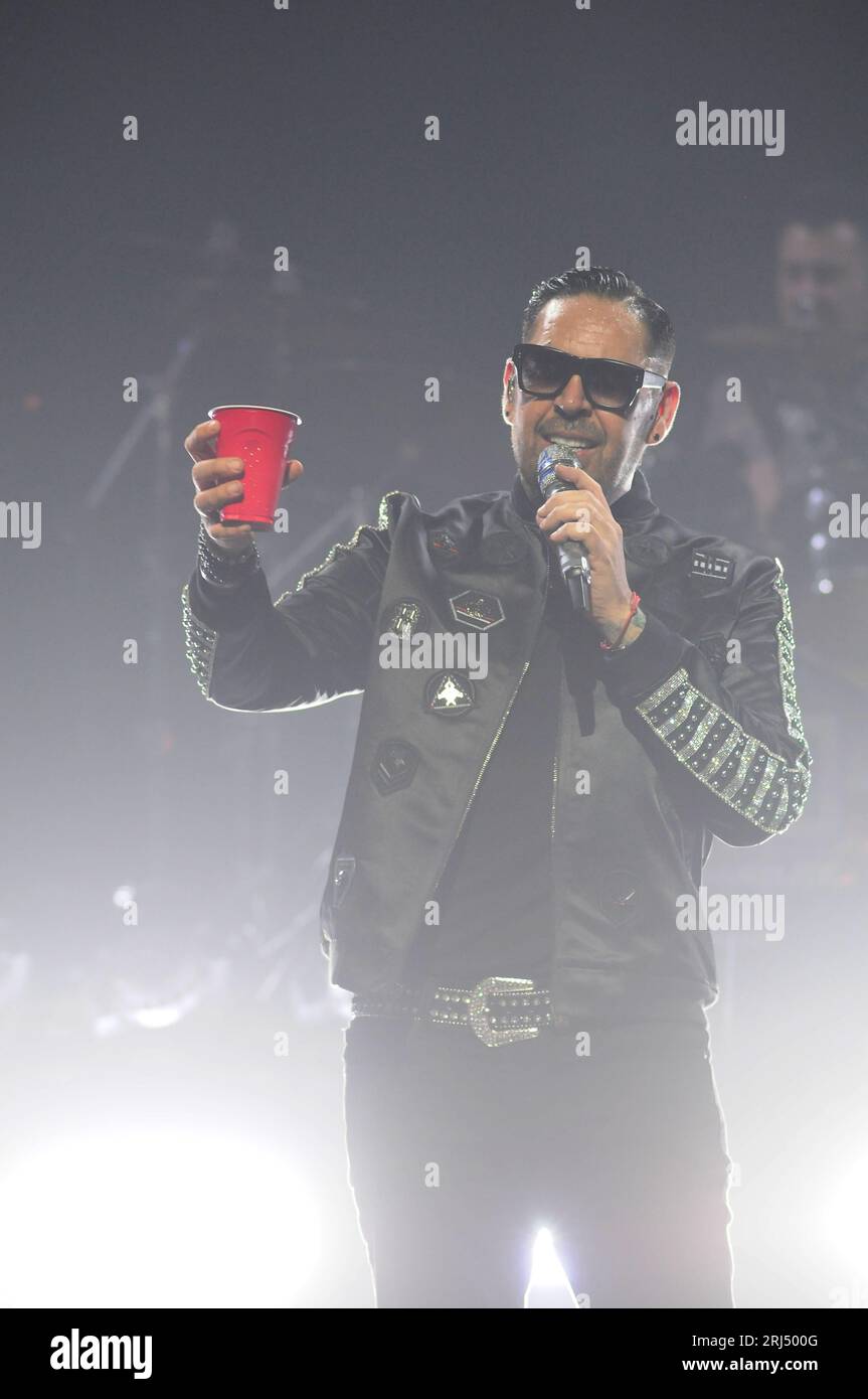 MIAMI, FLORIDA - AUGUST 17: Jorge D'Alessio of MATUTE performs during ...