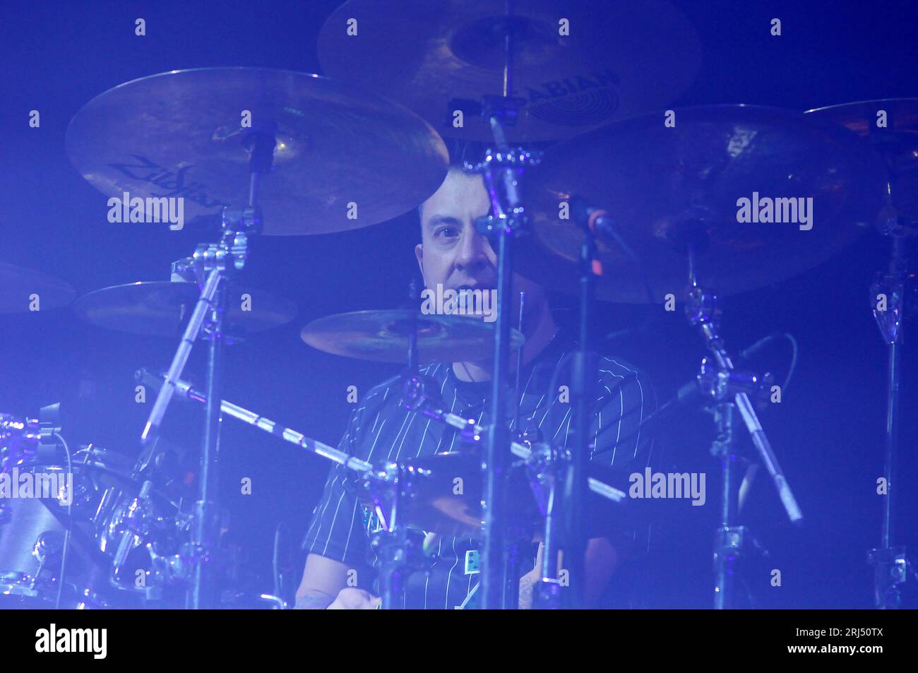 MIAMI, FLORIDA - AUGUST 17: Irving Regalado of MATUTE performs during ...