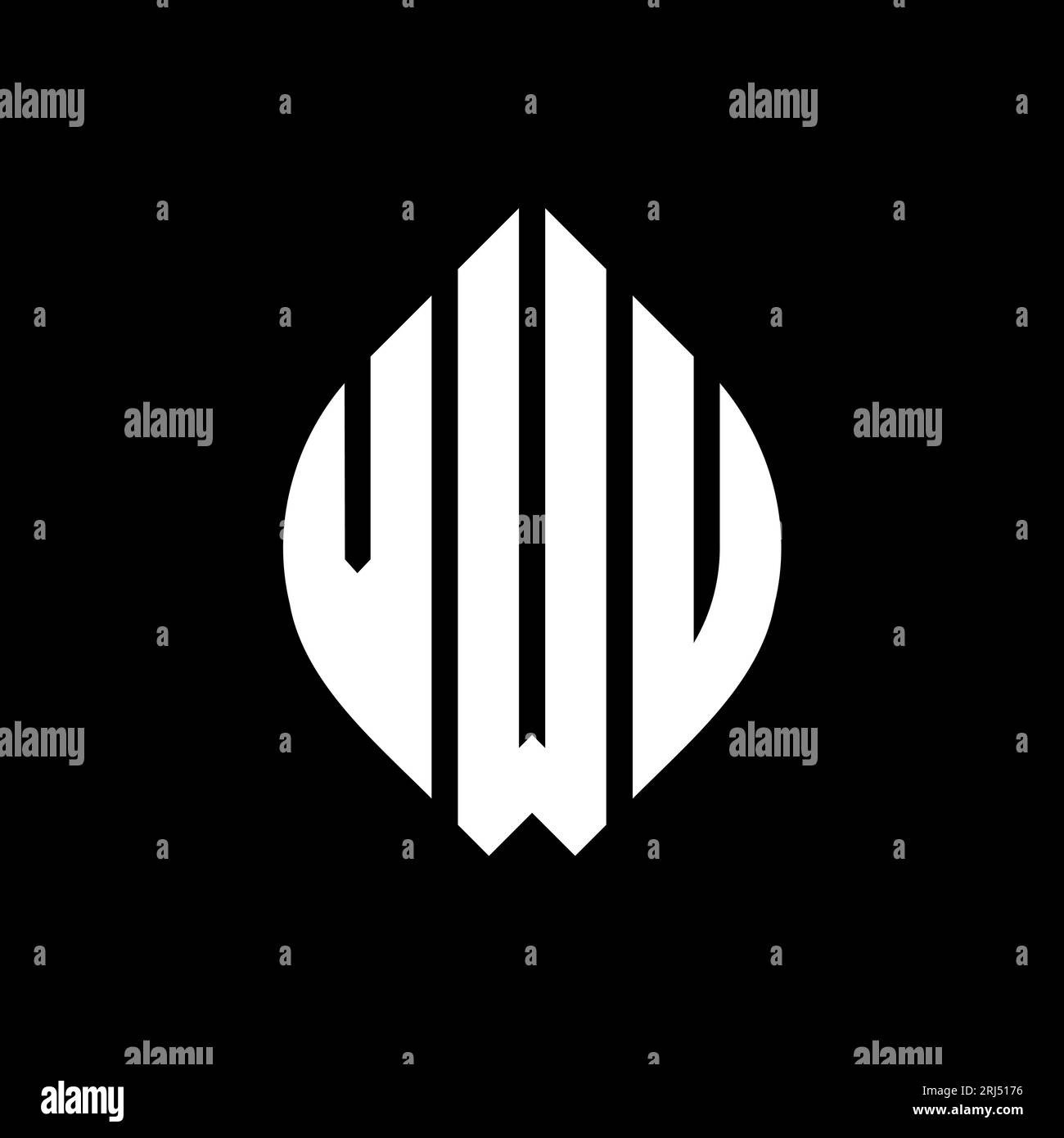 Vwu logo design hi-res stock photography and images - Alamy