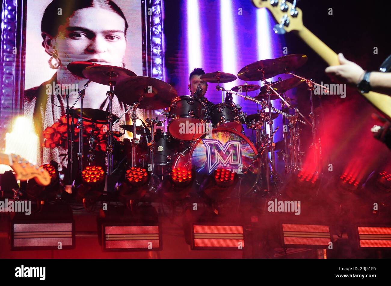 MIAMI, FLORIDA - AUGUST 17: Irving Regalado of MATUTE performs during ...