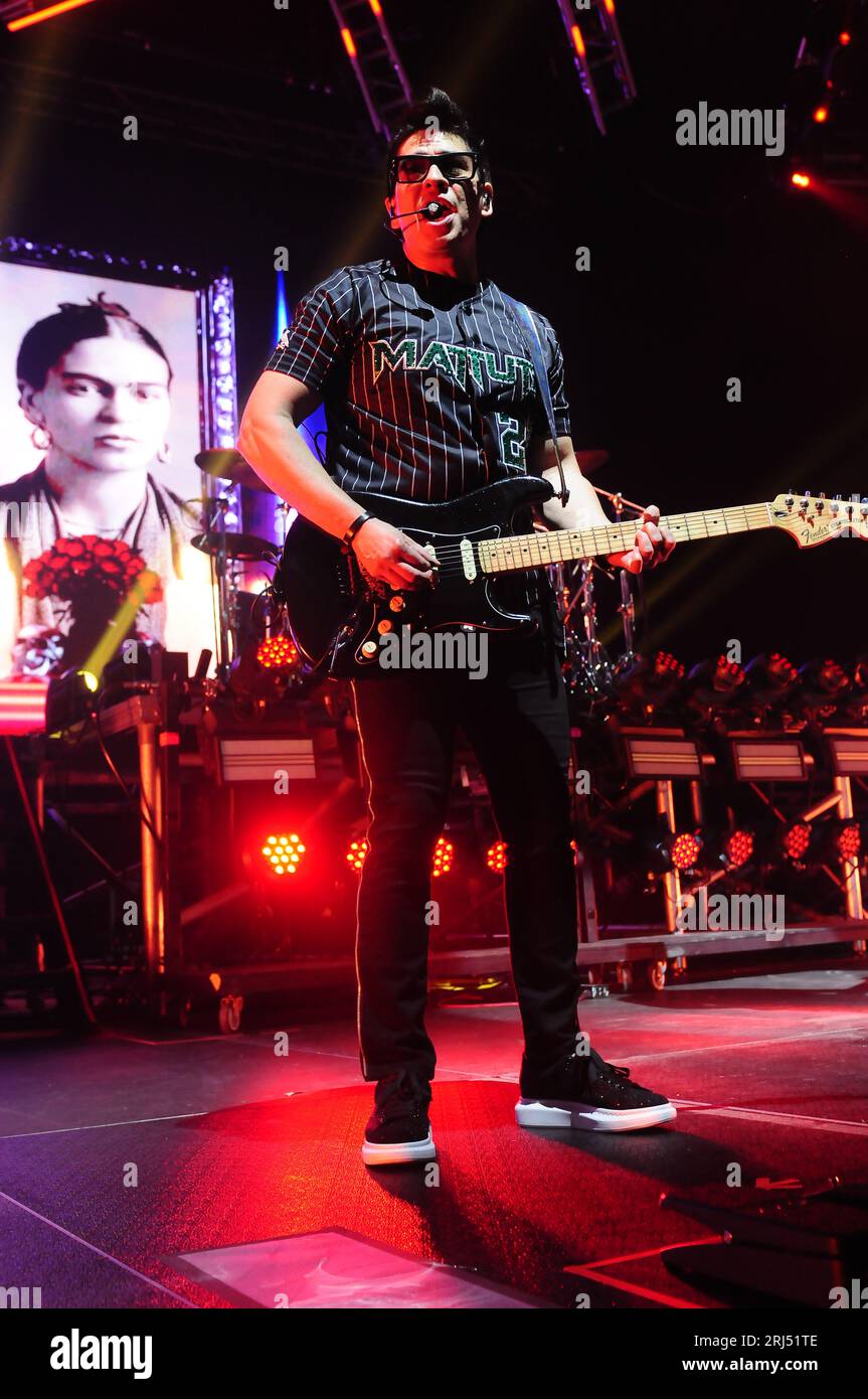 MIAMI, FLORIDA - AUGUST 17: Ignacio "Nacho" Izeta of MATUTE performs ...