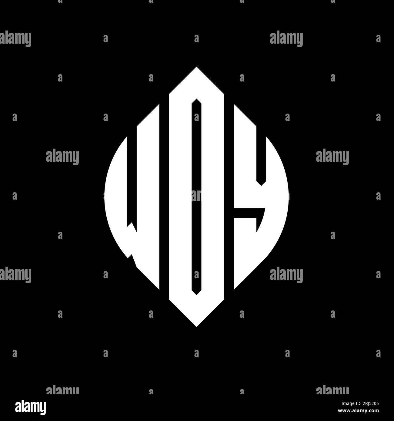 WDY circle letter logo design with circle and ellipse shape. WDY ...