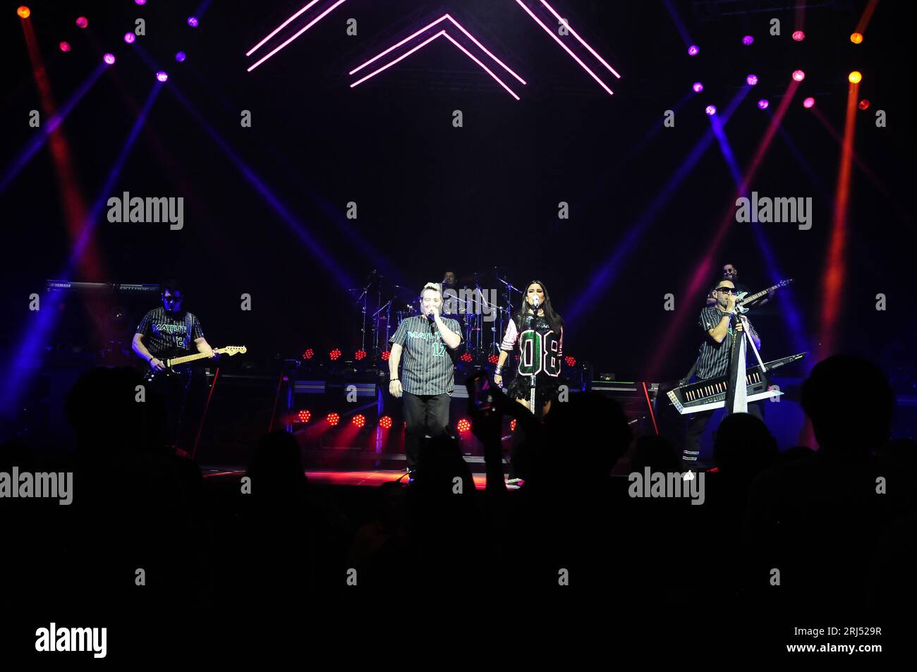 MIAMI, FLORIDA - AUGUST 17: Pepe Sánchez, Ignacio "Nacho" Izeta, Tana ...