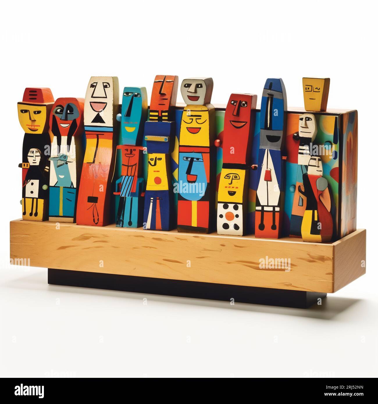 Showcasing colorful figures hi-res stock photography and images - Alamy