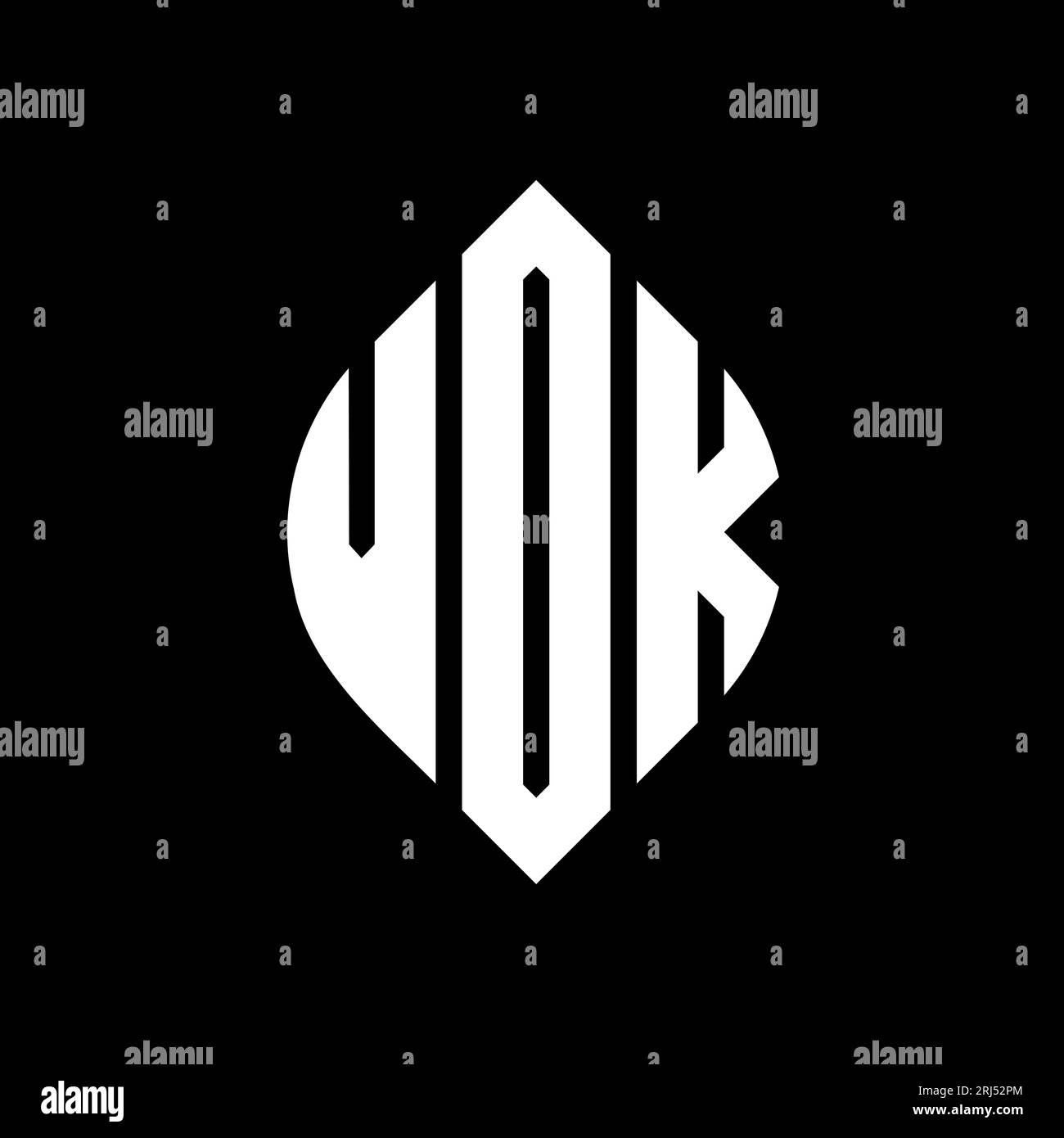 Vok circle logo Stock Vector Images - Alamy