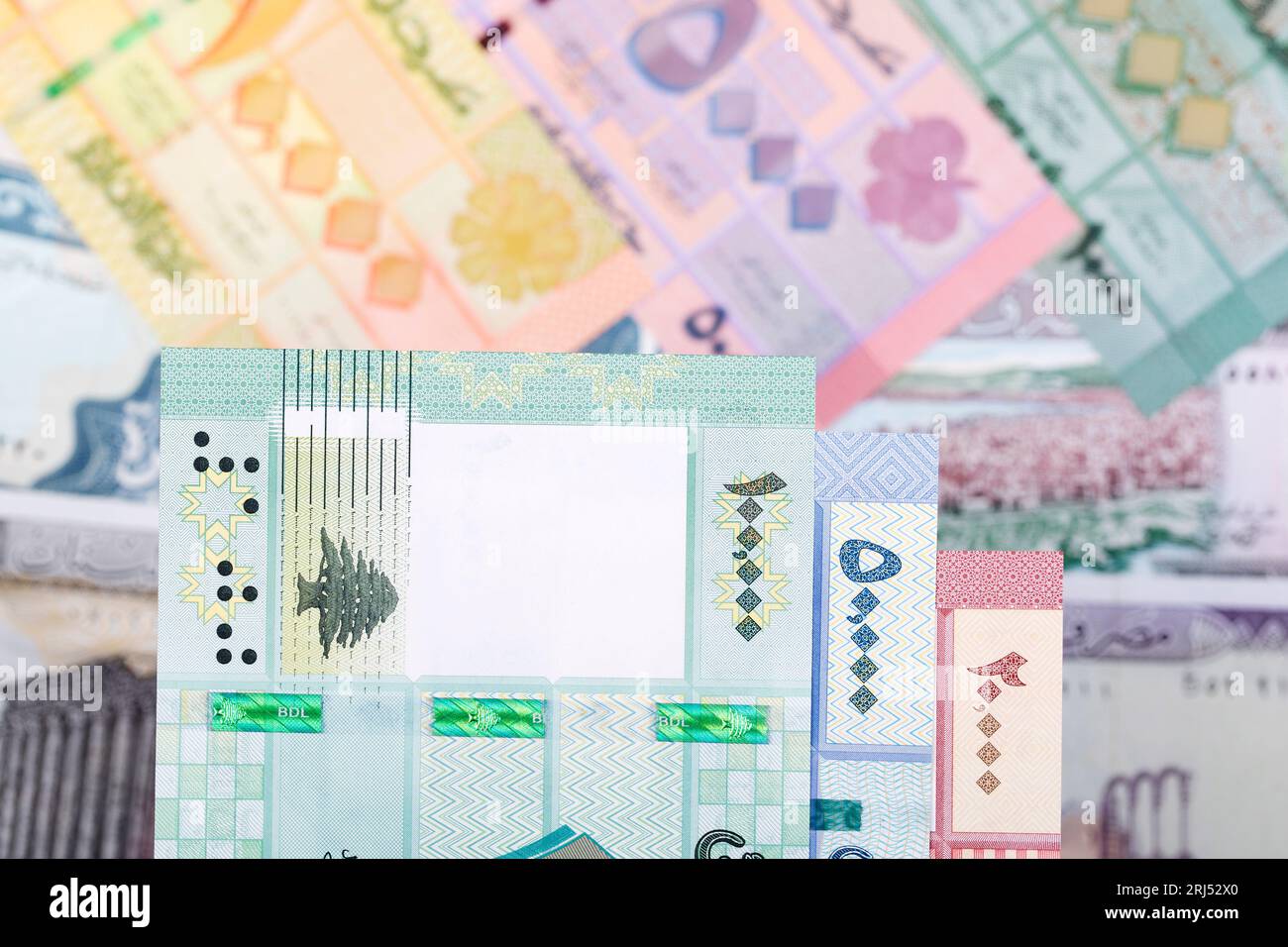 Lebanese money - pound a business background Stock Photo - Alamy