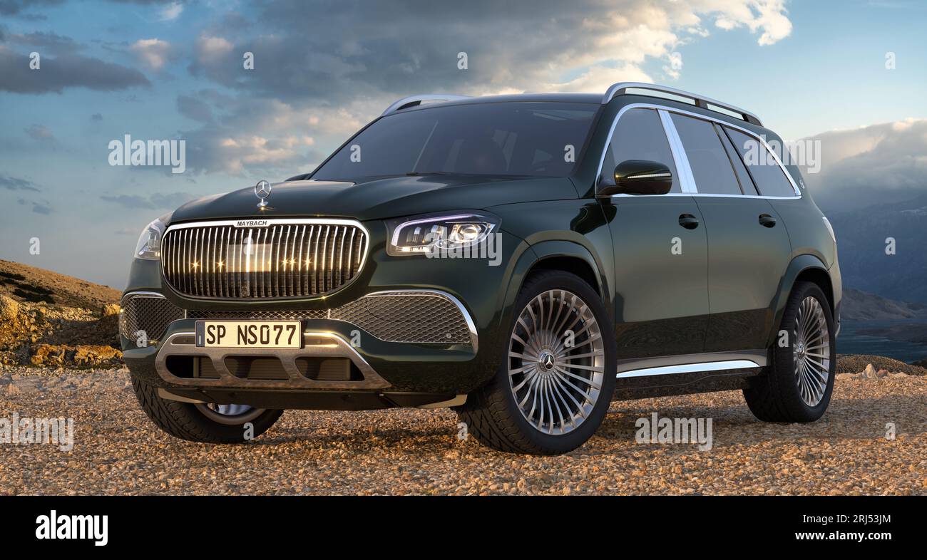 Mercedes-Benz GLS Maybach Stock Photo - Alamy