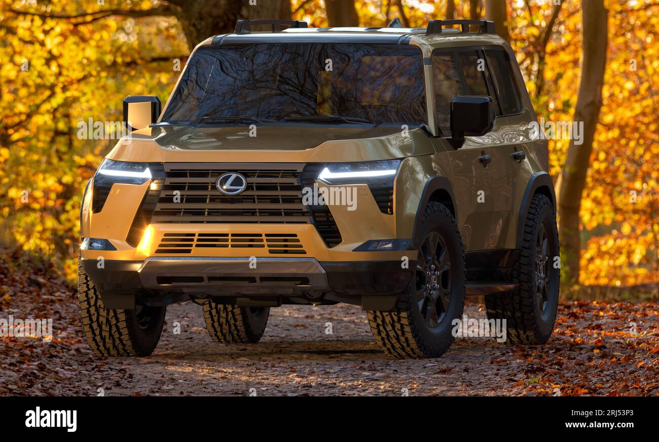 Lexus GX Overtrail Boasts Extra Off-Road Capability Stock Photo - Alamy