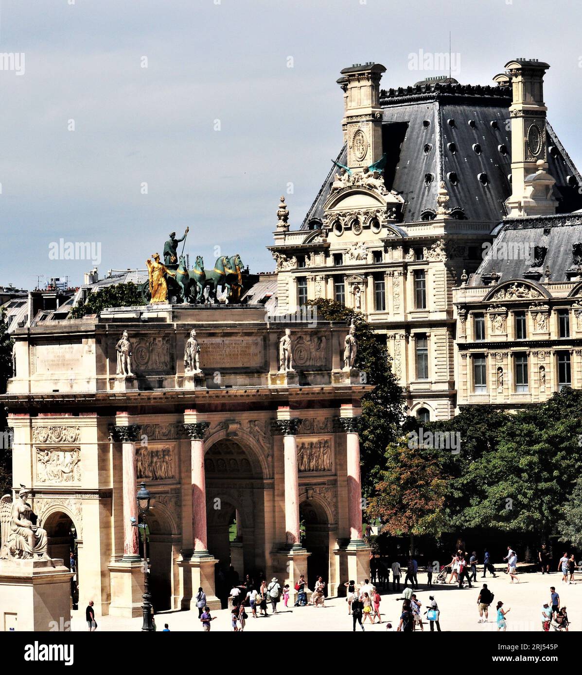 Paris, France, Date 8.12.2018, Time 13 o'clock and 46 minutes, view to ...