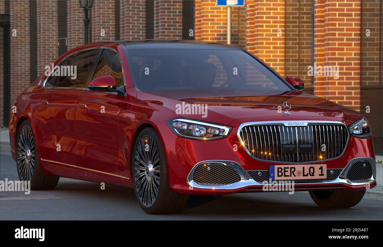 Mercedes-Maybach S 680: The luxury and style of a legend Stock Photo ...