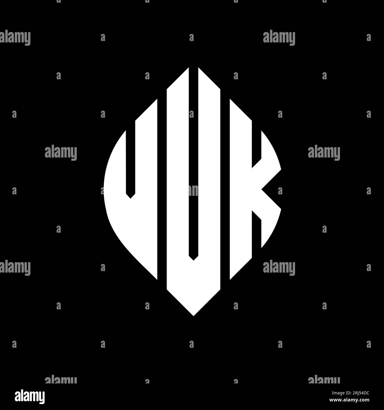 VVK circle letter logo design with circle and ellipse shape. VVK ...