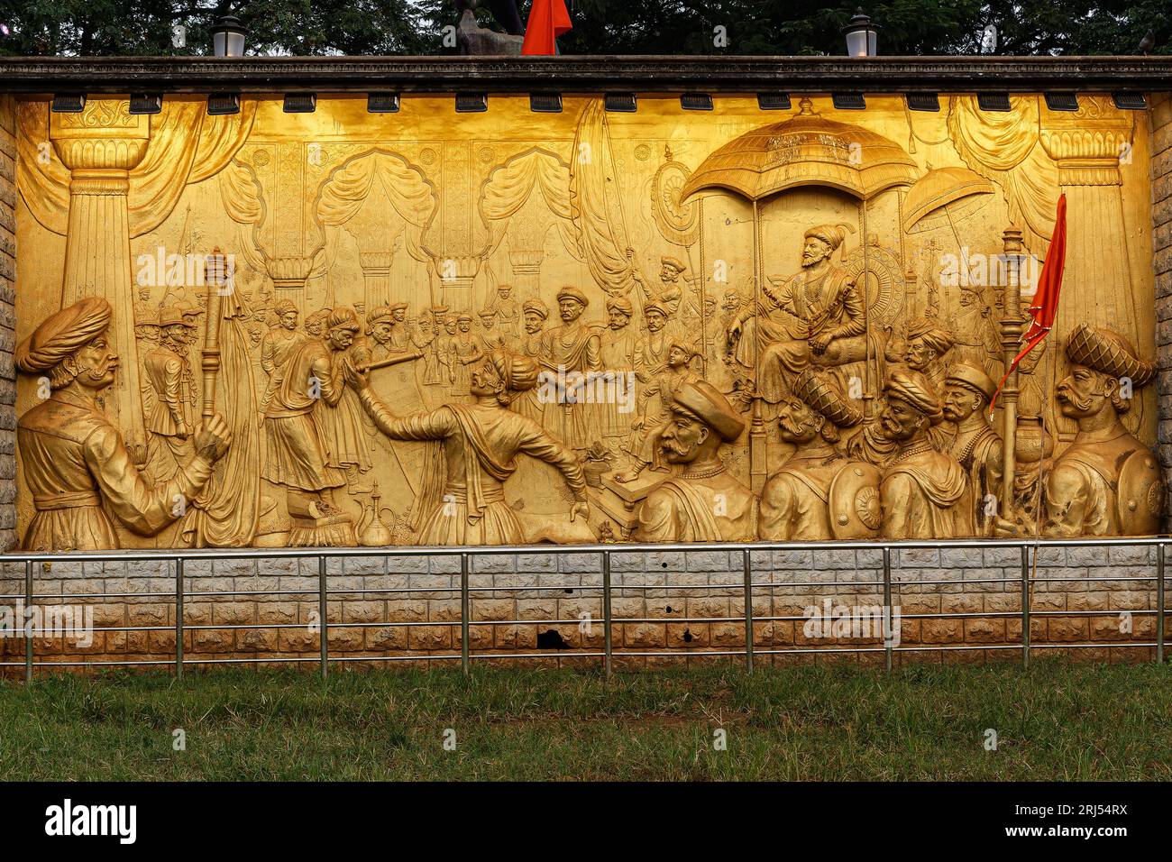 An artwork in Shivaji park in Dadar Stock Photo - Alamy