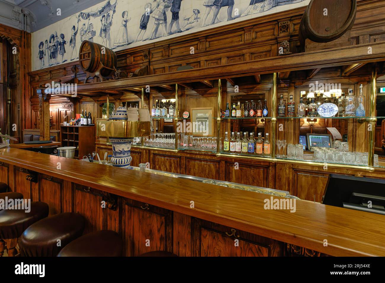 An inside of a bar in Amsterdam Stock Photo - Alamy