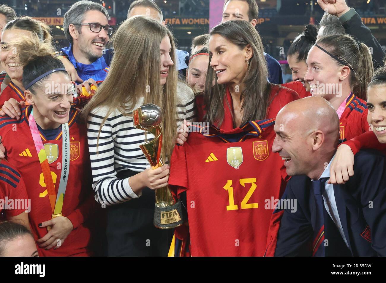 Sydney Queen Letizia and Princess Sofia attend the FIFA Womens World ...