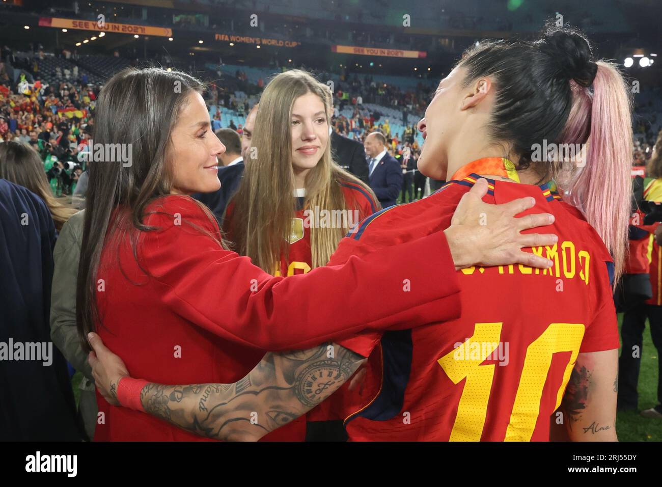 Sydney Queen Letizia and Princess Sofia attend the FIFA Womens World ...