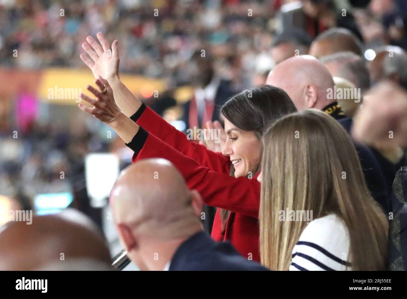 Sydney Queen Letizia and Princess Sofia attend the FIFA Womens World ...