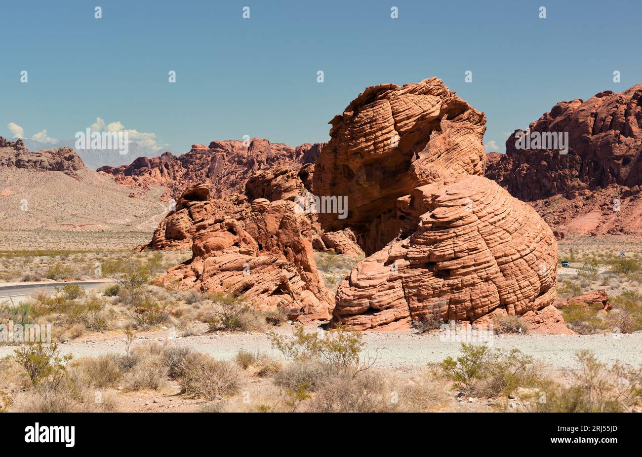 Beehives at the Valley of Fire State Park, Nevada, USA Stock Photo - Alamy