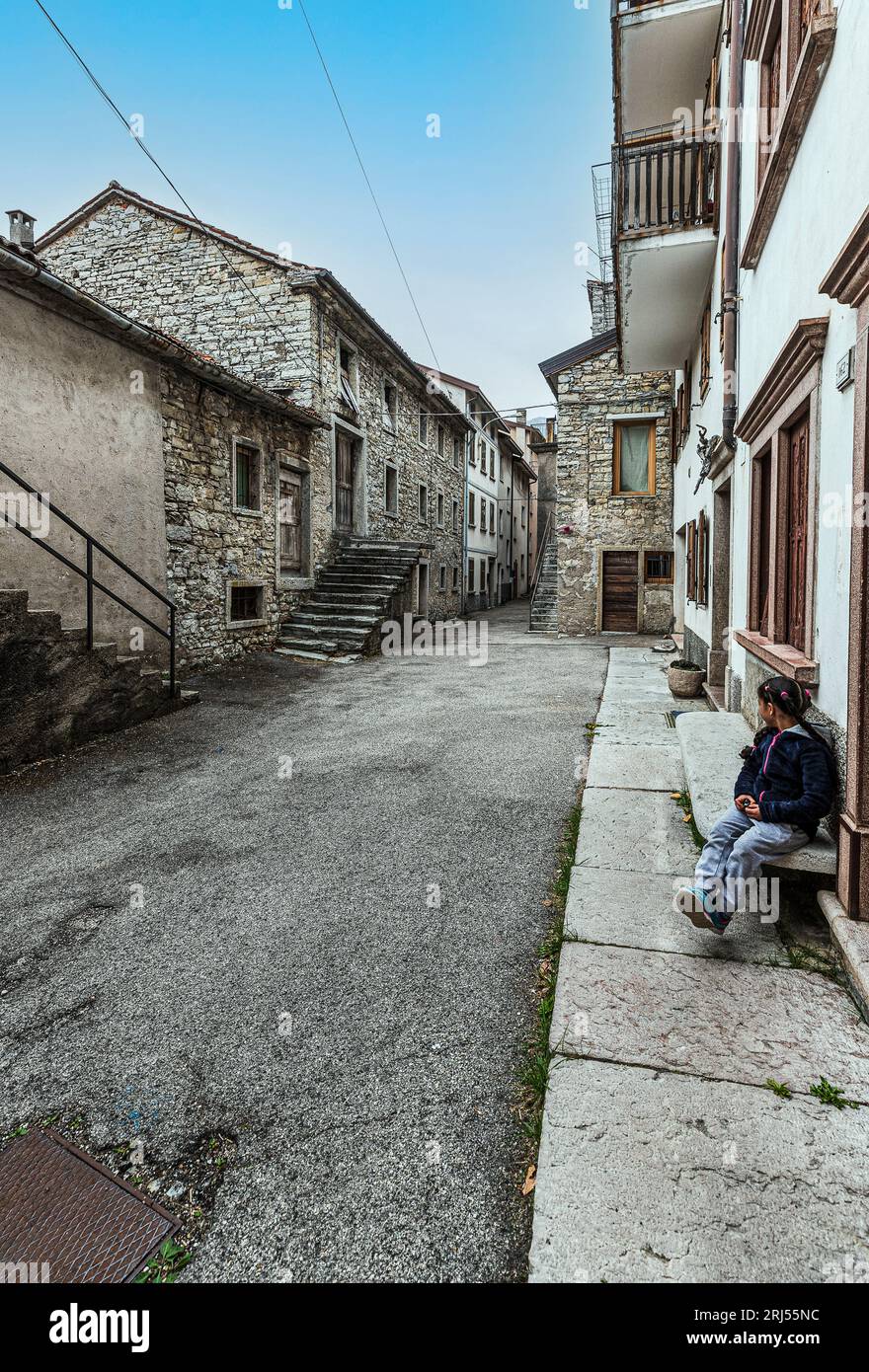 Italy Veneto The Village of Igne Stock Photo - Alamy