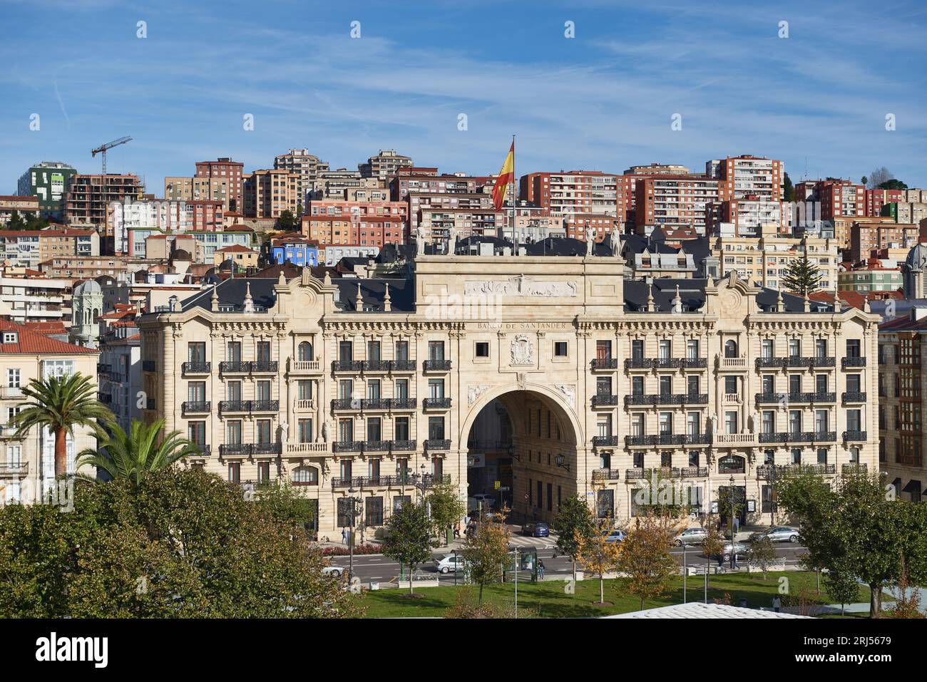 Banco de santander building hi-res stock photography and images - Alamy