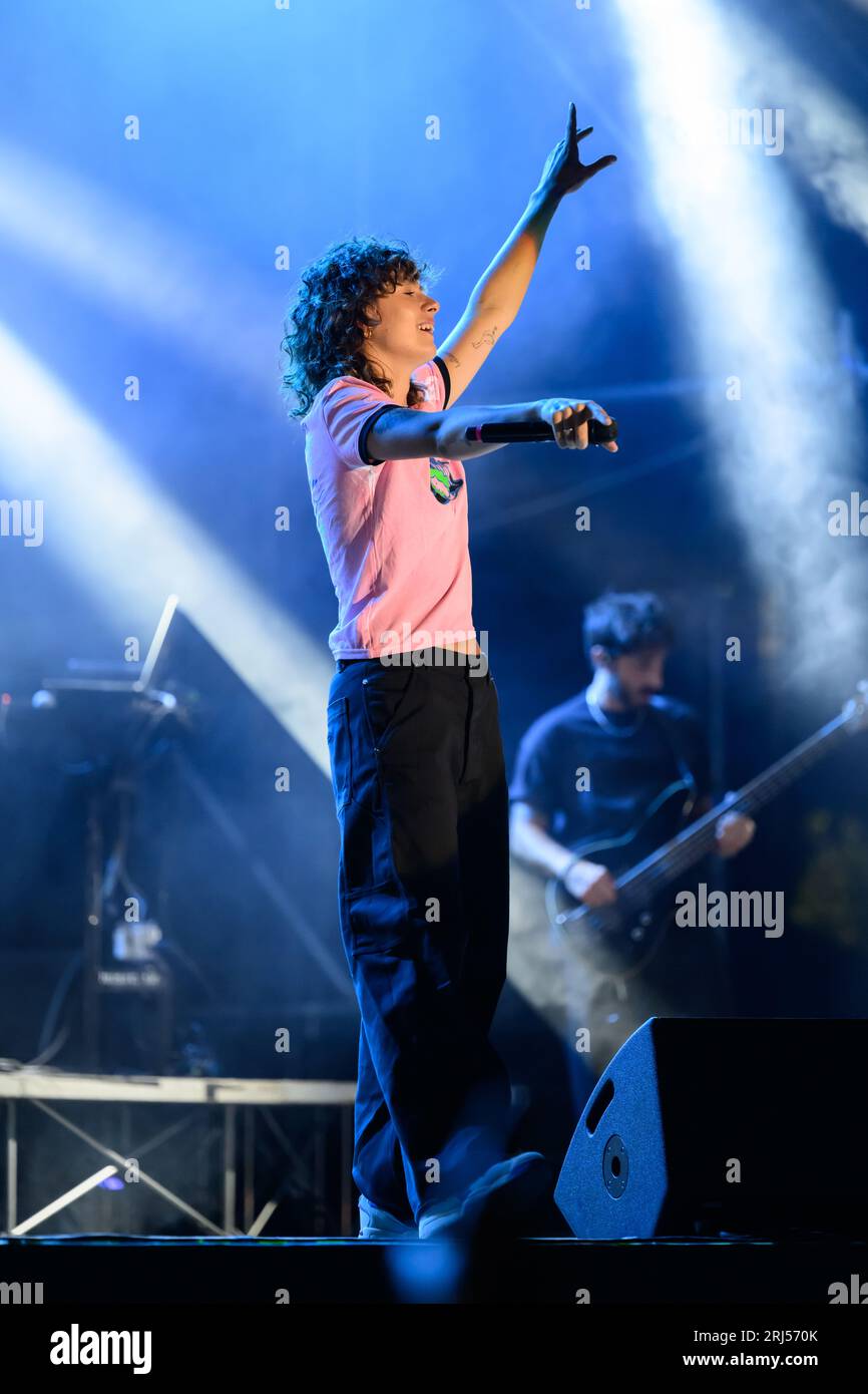 FORTE DEI MARMI, Italy. 20th Aug, 2023. Madame on stage at Villa ...