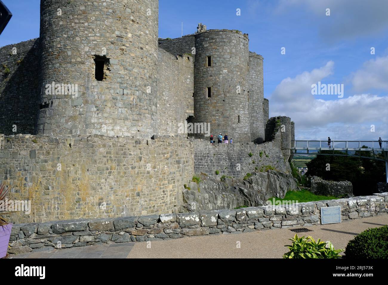 Harlech castle, Gwynedd, North wales Stock Photo - Alamy