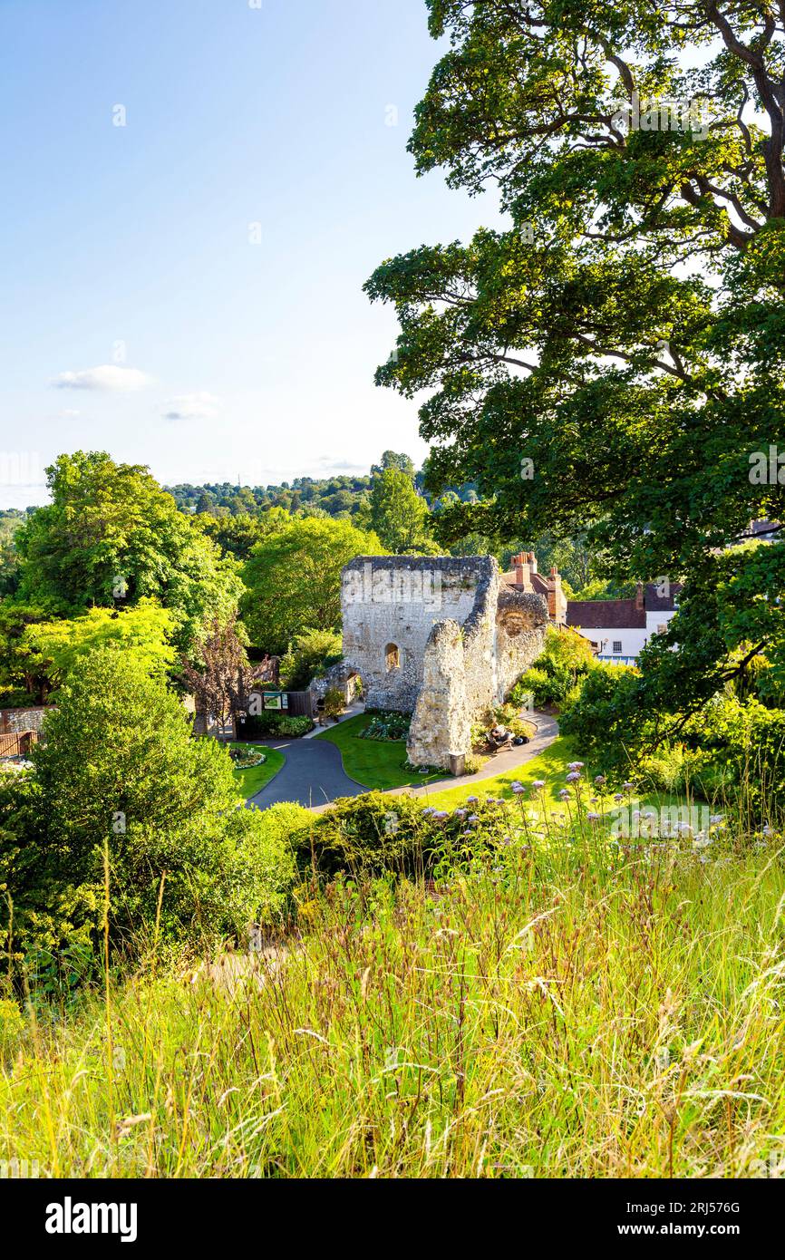 Guildford Castle ruins, Guildford, Surrey, England Stock Photo - Alamy