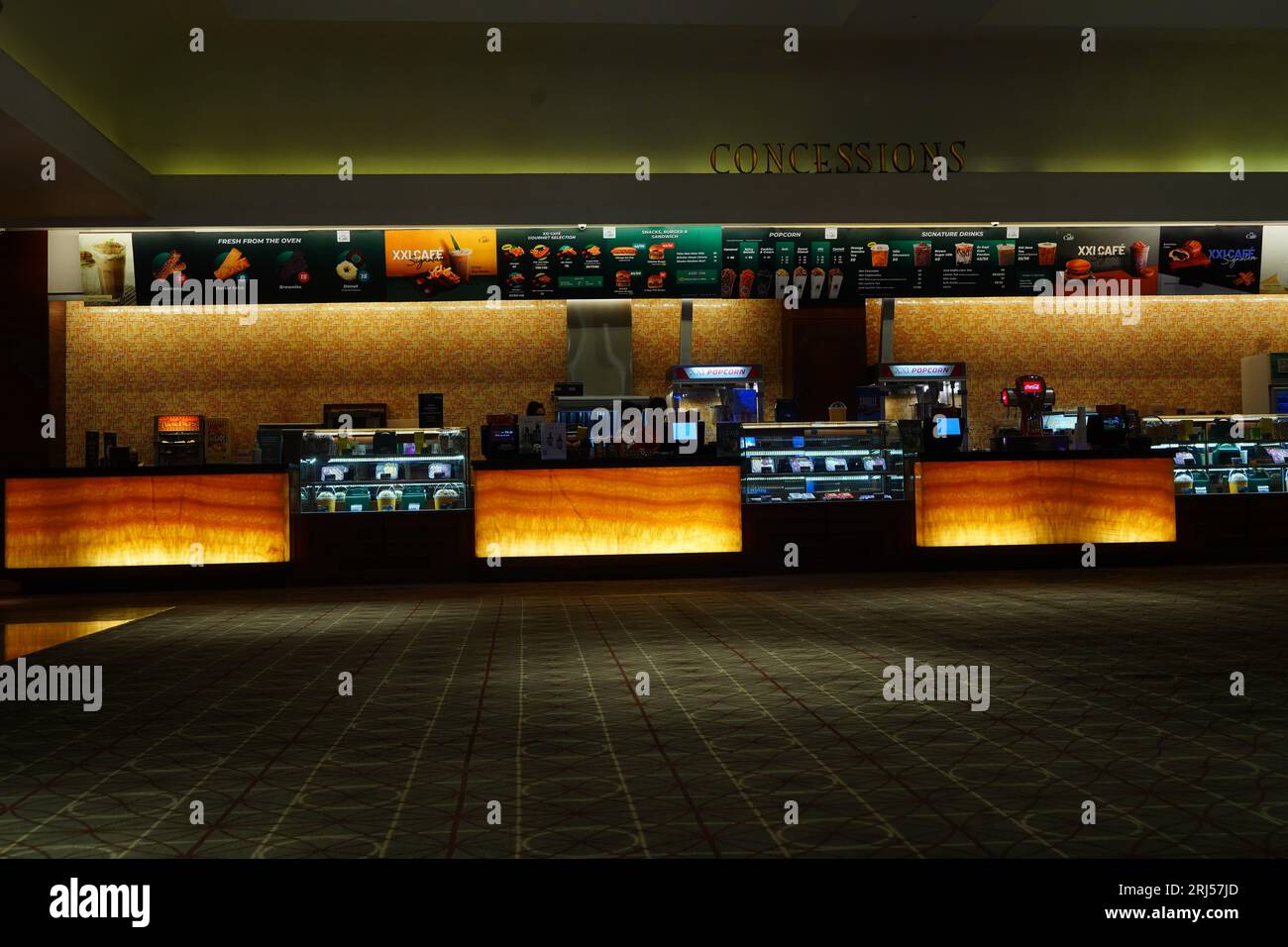 August 21, 2023. In Surabaya, East Java, Indonesia.. Food and beverage ...