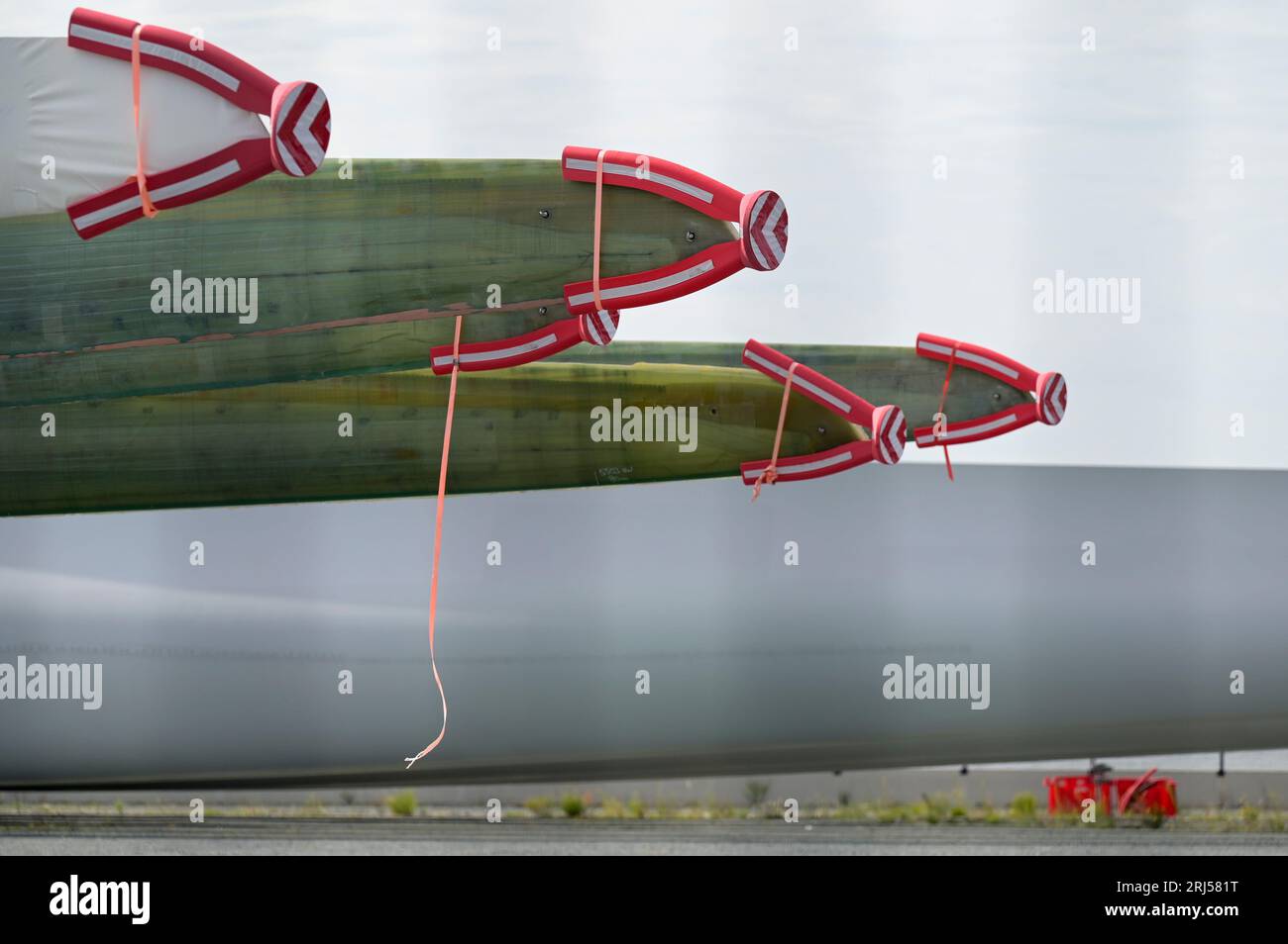 FRANCE, Le Havre port, Siemens Gamesa renewable energy SGRE production ...