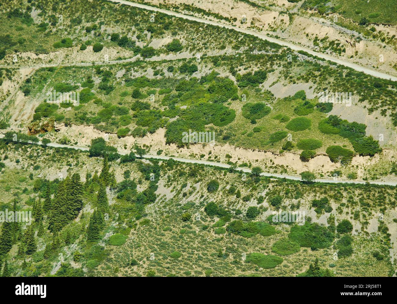 Moldo-Ashuu pass district of Son-Kul Region in western Kyrgyzstan Stock ...
