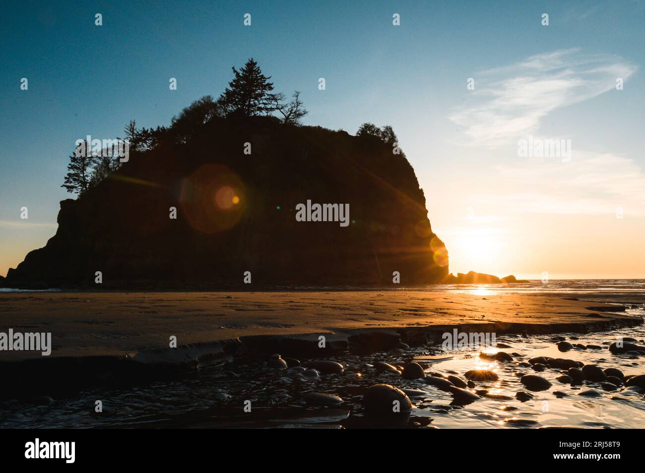 Sunset ruby beach on hi-res stock photography and images - Alamy