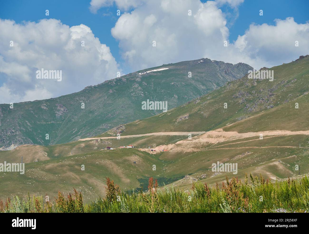 Suusamyr Valley , Mountain landscape. Kyrgyzstan Stock Photo - Alamy