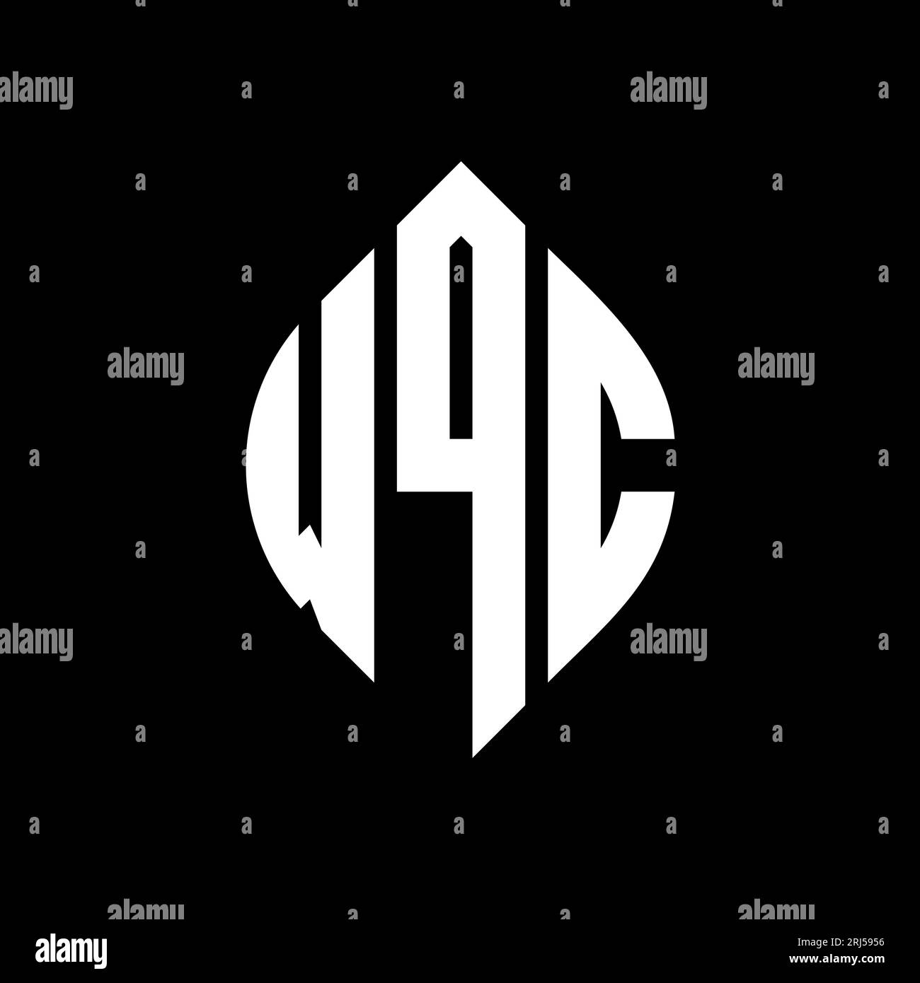 Wqc font Stock Vector Images - Alamy