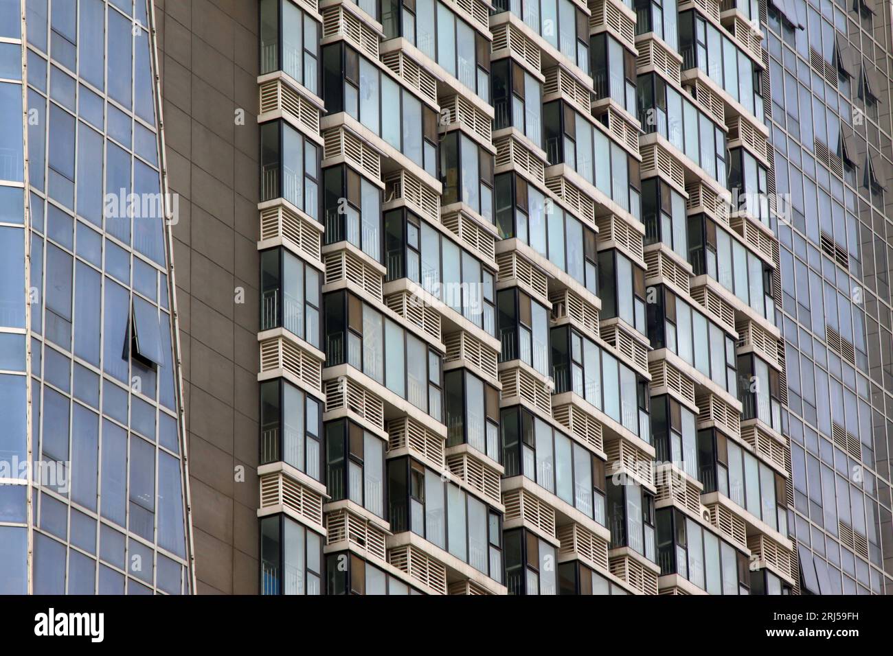 Modern modern high rise building city appearance hi-res stock ...