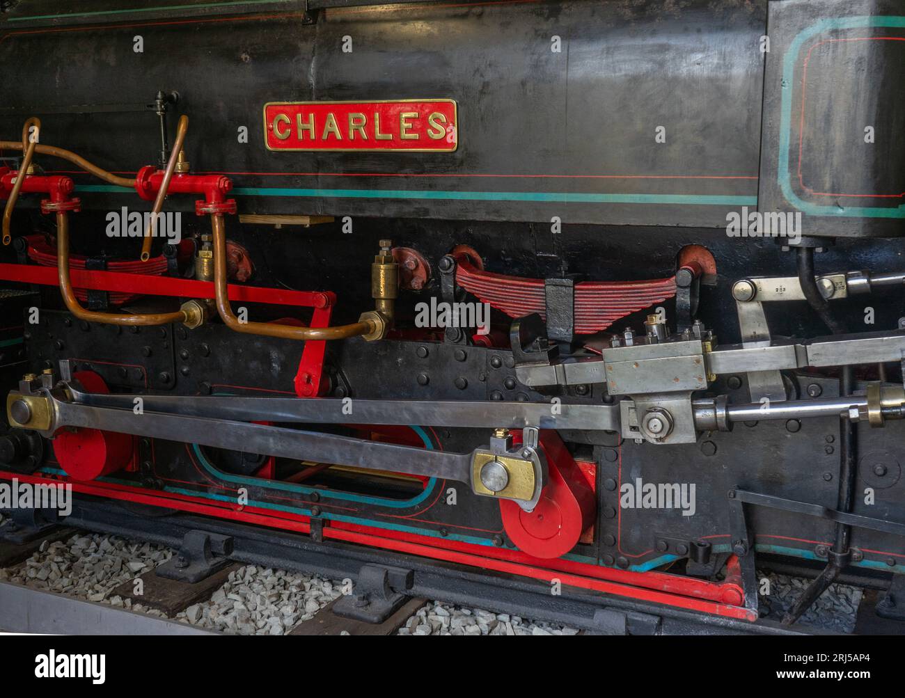 Railway museum at Penrhyn Castle, a country house in a former Norman ...
