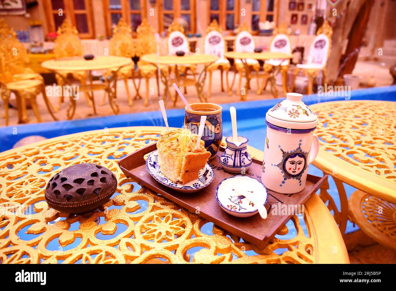 Inside a traditional house in Yazd, Iran Stock Photo - Alamy