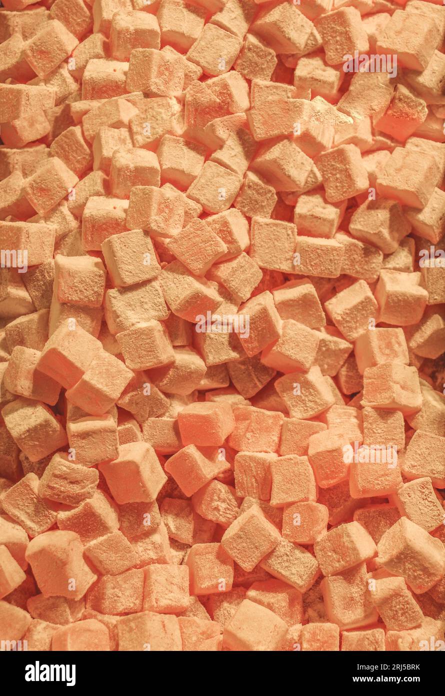 Traditional turkish delight lokum candy Stock Photo - Alamy