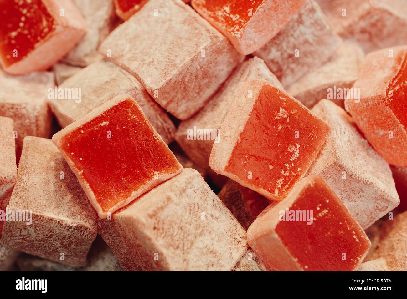 Traditional turkish delight lokum candy Stock Photo - Alamy