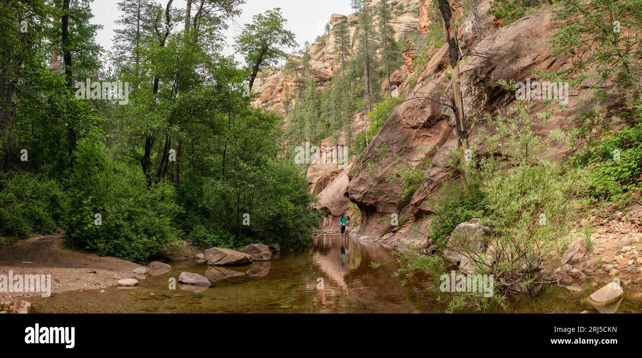 Wading water teen hi-res stock photography and images - Alamy