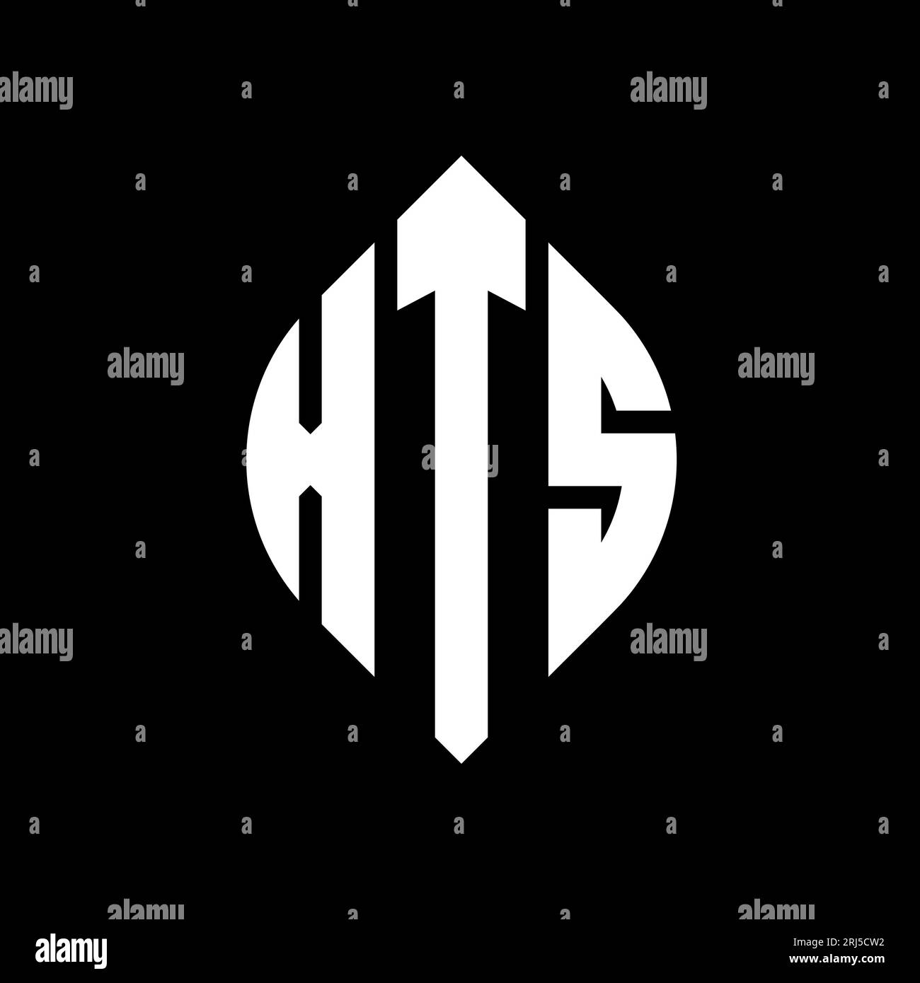 XTS circle letter logo design with circle and ellipse shape. XTS ...