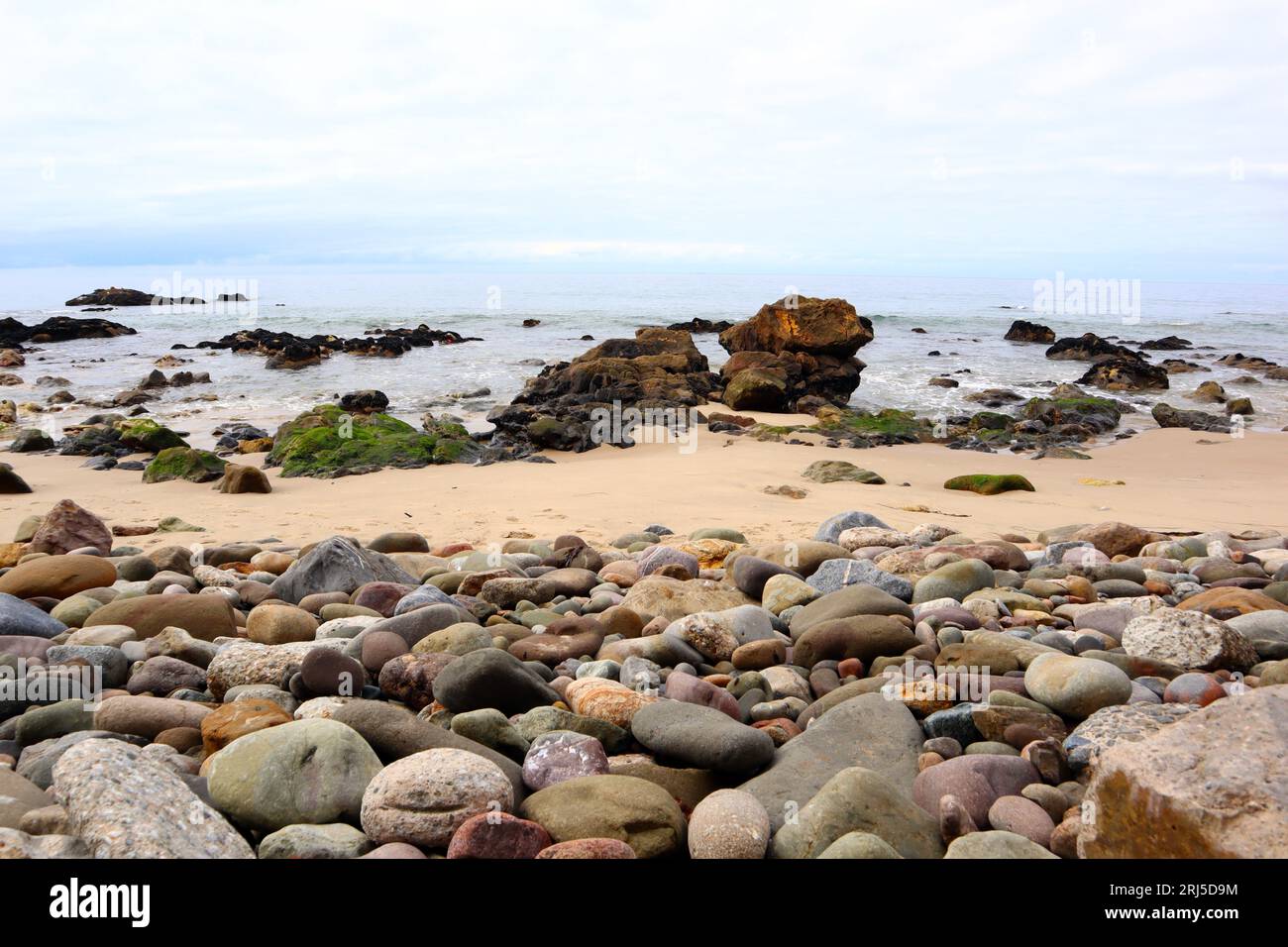 MALIBU (California), detail view of BIG ROCK BEACH located at 20000 ...