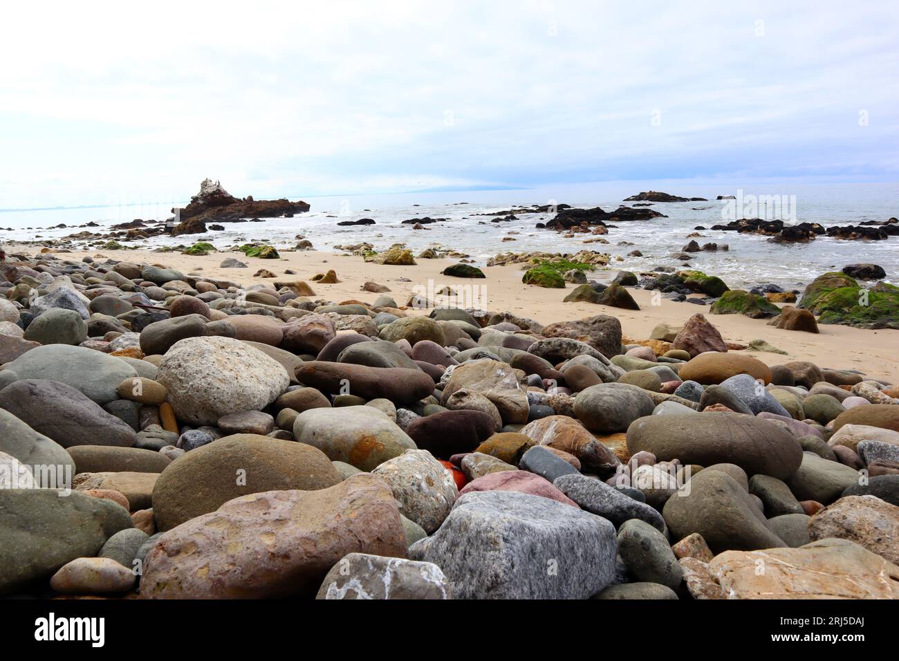 MALIBU (California), detail view of BIG ROCK BEACH located at 20000 ...