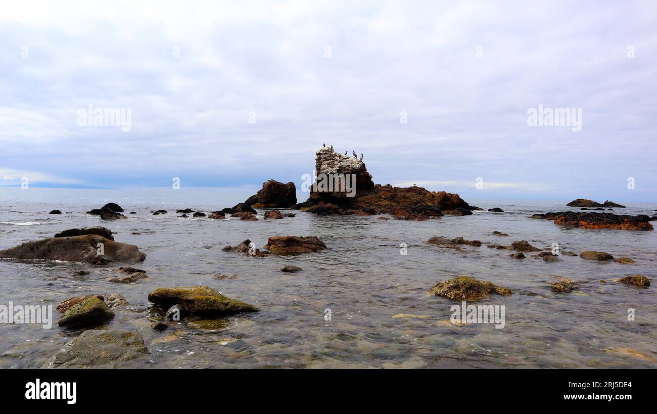 MALIBU (California), detail view of BIG ROCK BEACH located at 20000 ...