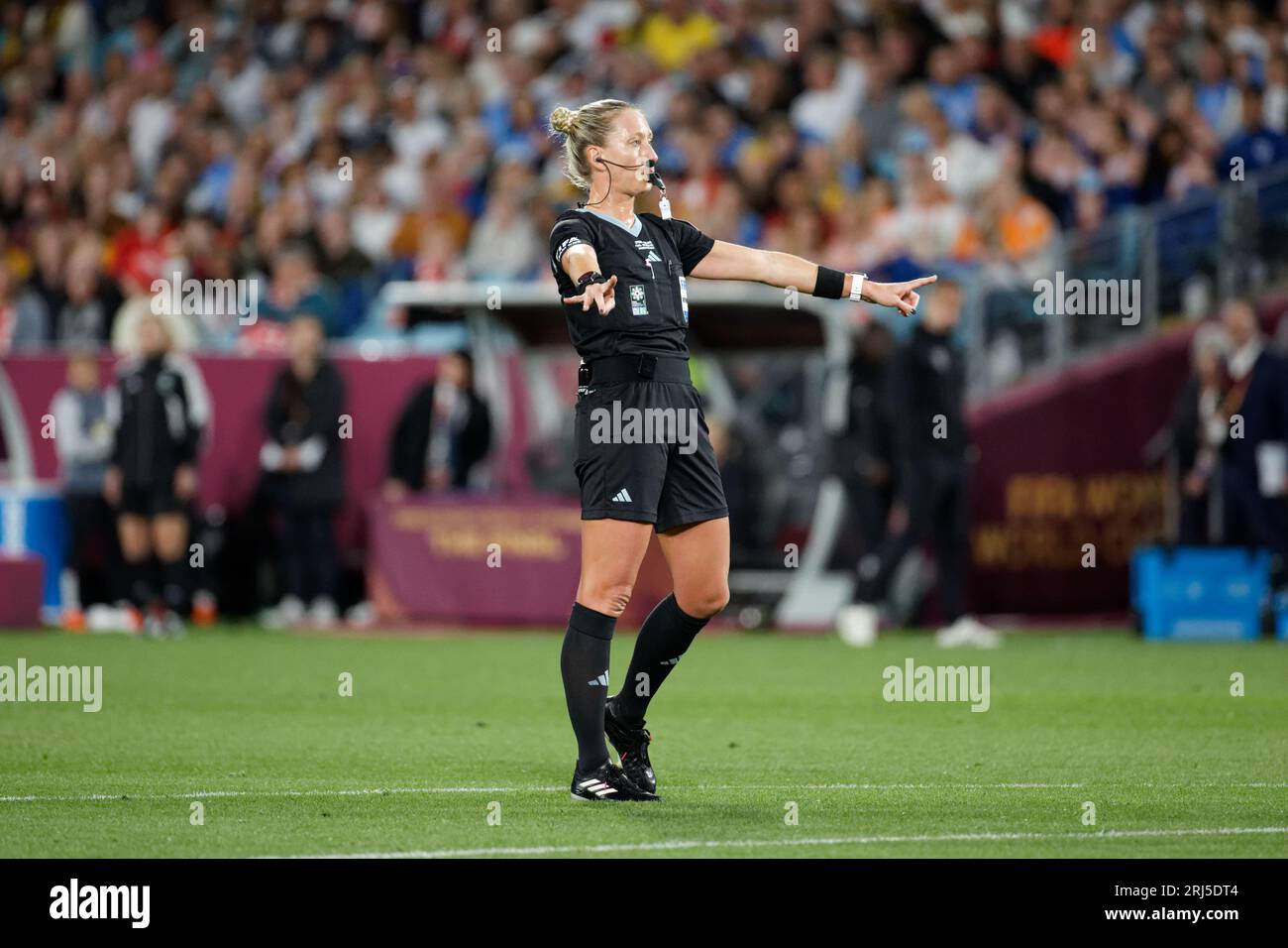 Sydney, Australia. 20th Aug, 2023. Referee, Tori Penso in action during ...