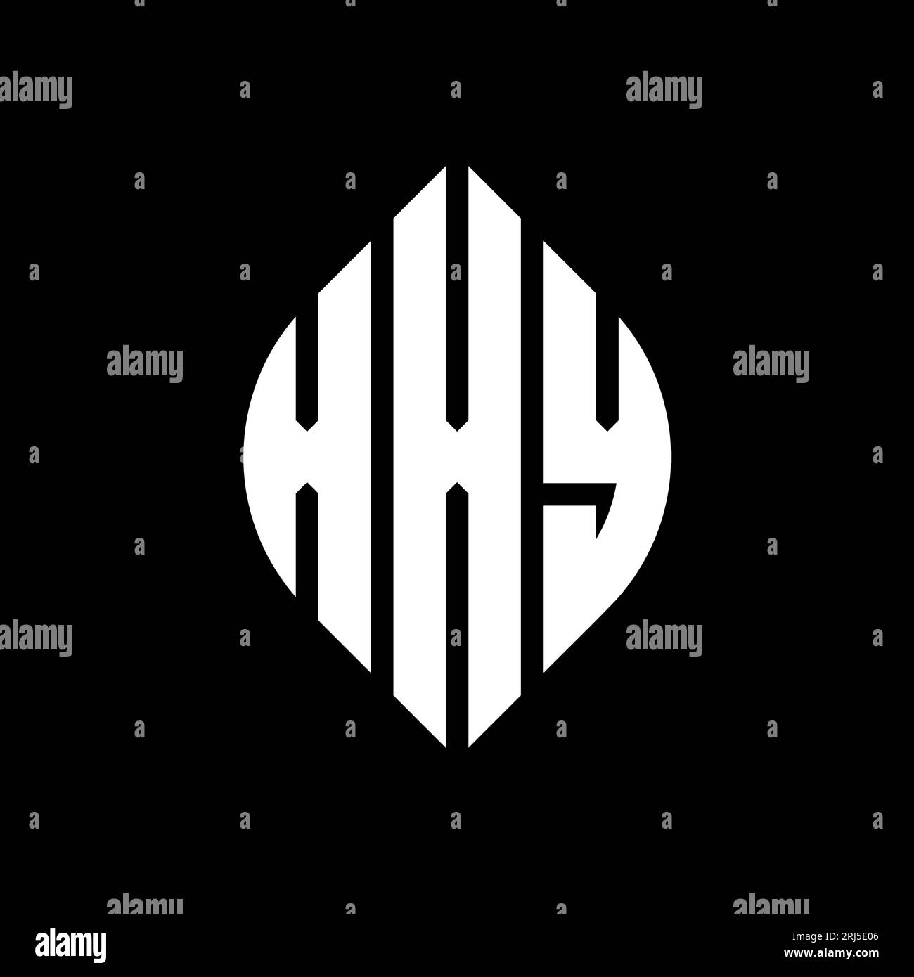 XXY circle letter logo design with circle and ellipse shape. XXY ...