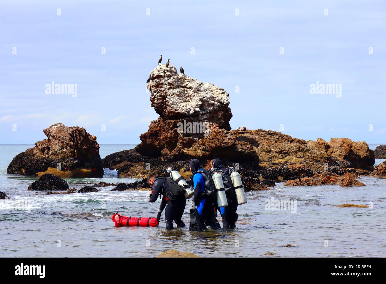 MALIBU (California), detail view of BIG ROCK BEACH located at 20000 ...