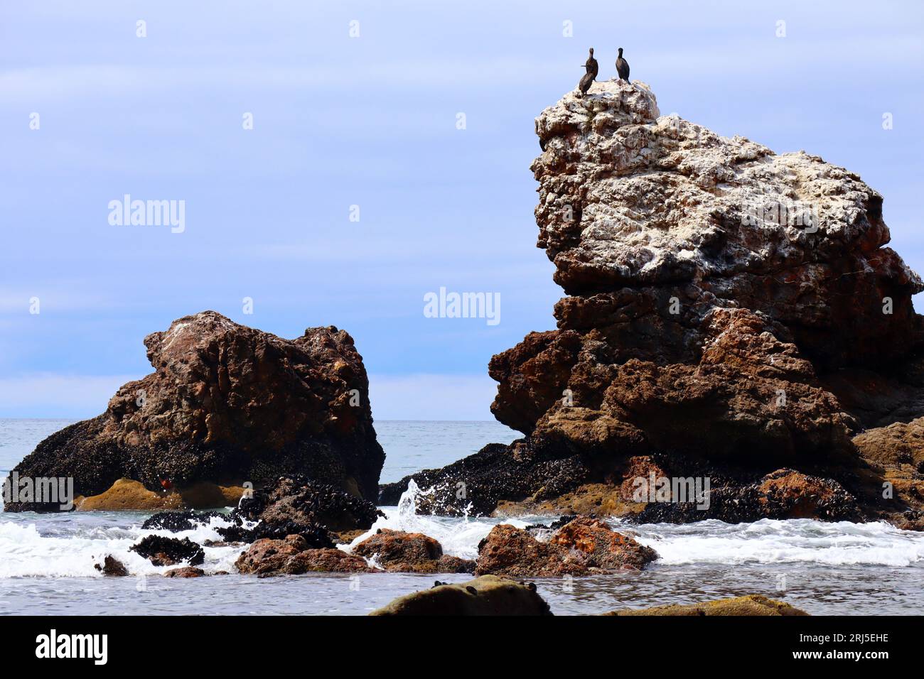 MALIBU (California), detail view of BIG ROCK BEACH located at 20000 ...