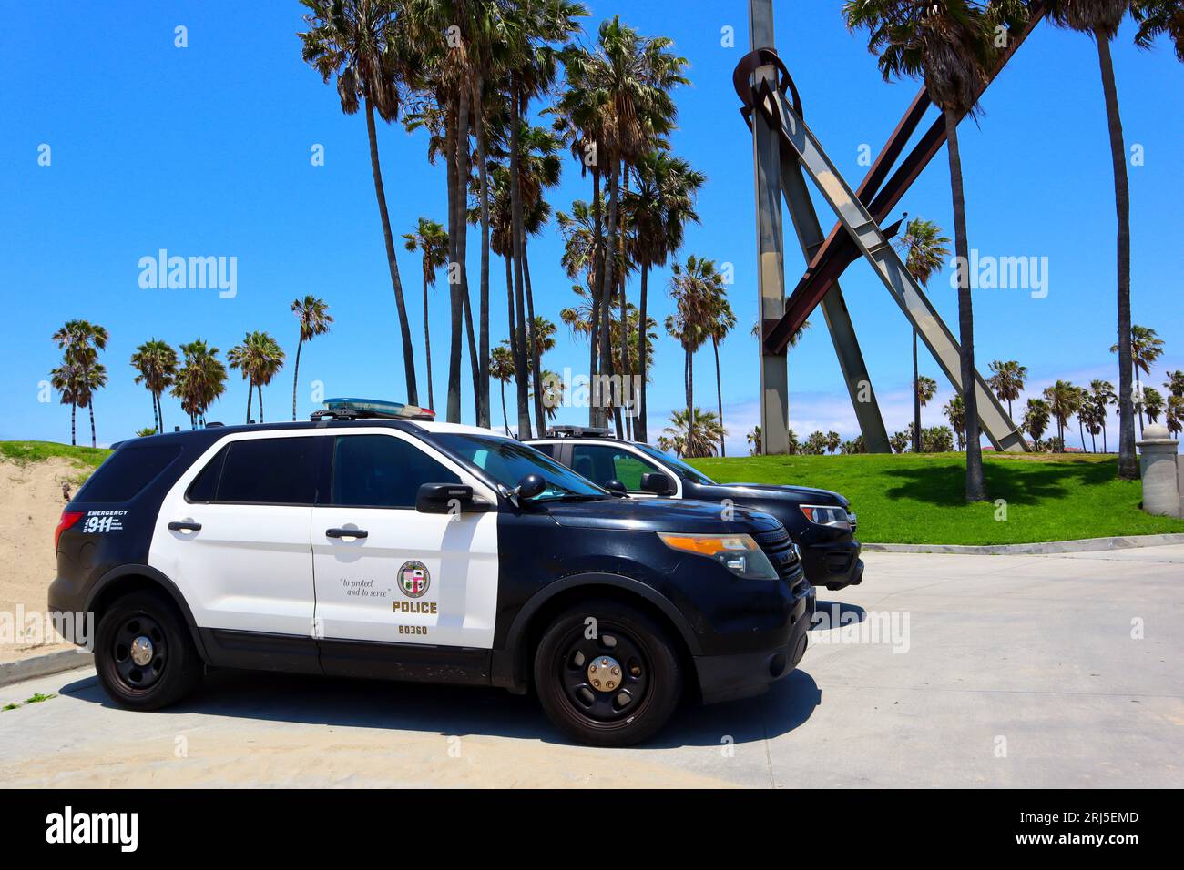 Lapd patrol car hi-res stock photography and images - Alamy
